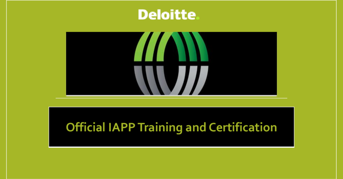 Official IAAP Training and Certification by Deloitte | CCI France Bulgarie