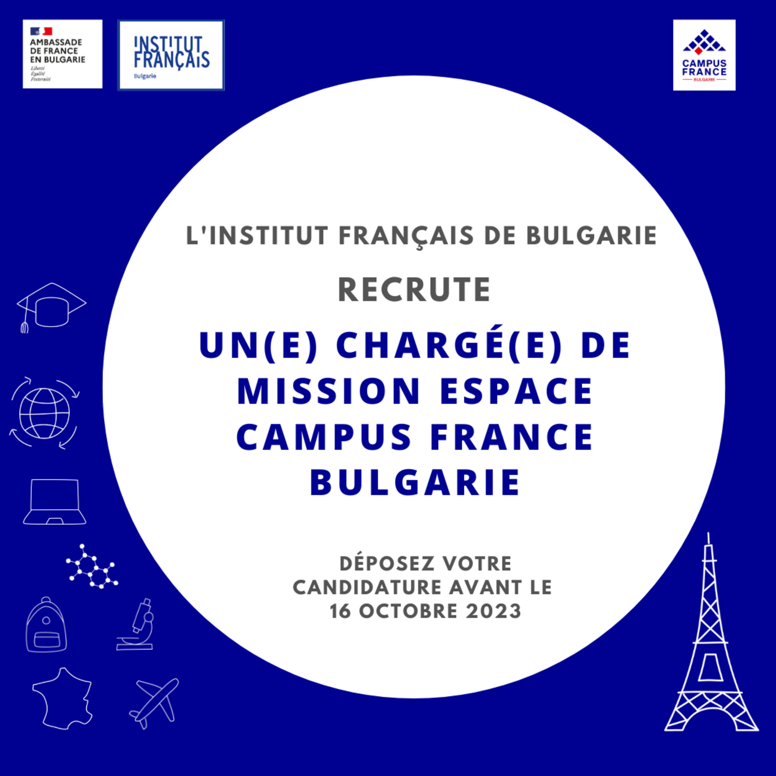 L’IFB recrute Un(e) chargé(e) de mission Espace Campus France Bulgarie ...
