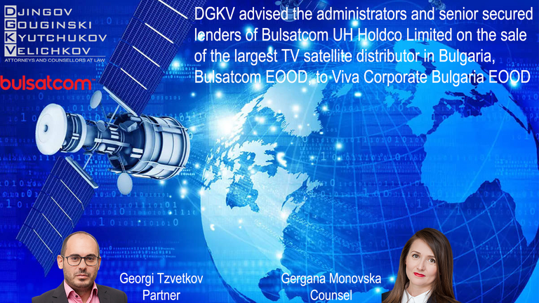 DGKV advised Bulsatcom UH Holdco Limited | CCI France Bulgarie